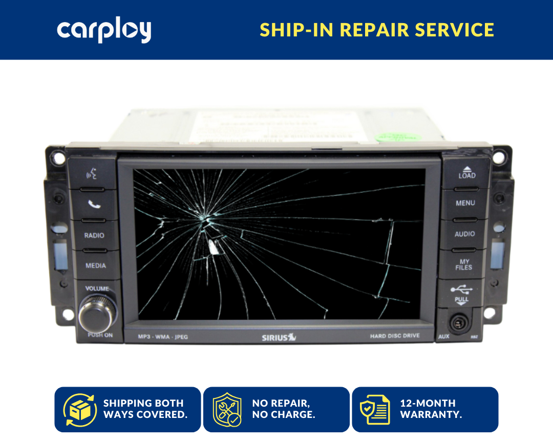 FCA Uconnect 430N RHB MyGIG GPS Navigation Radio - Repair Service ...