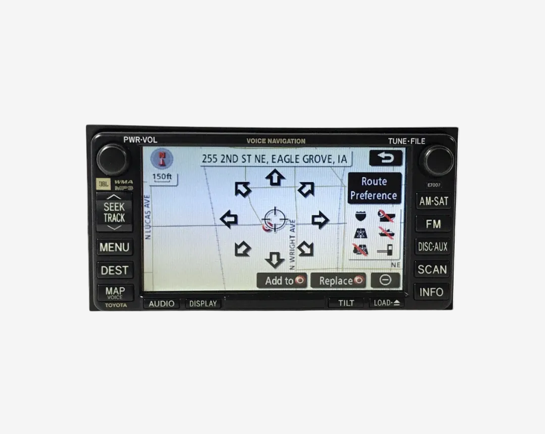 2004-2010 Toyota Sienna OEM Navigation System GPS Radio E7007 – CarPlayNav
